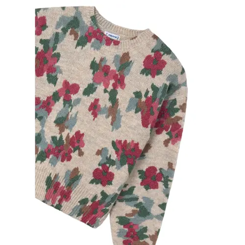 MAYORAL Floral Print Sweater