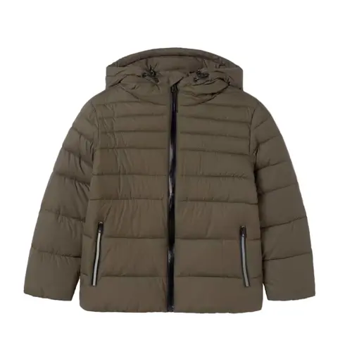 MAYORAL Quilted Puffer Coat With Reflective Trim