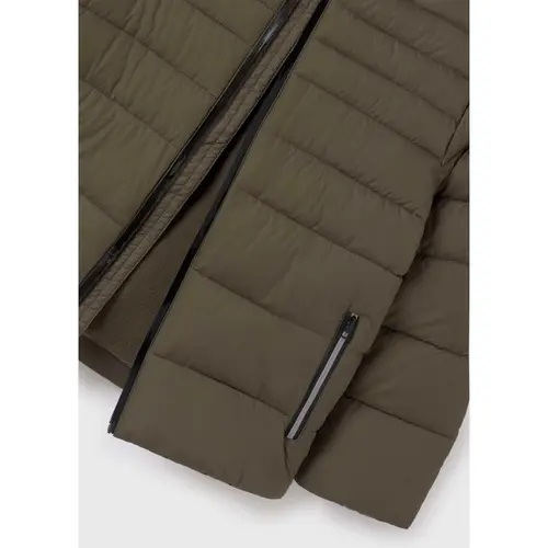 MAYORAL Quilted Puffer Coat With Reflective Trim