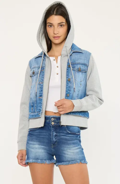 KANCAN Kenzie Denim Hoodie Jacket
