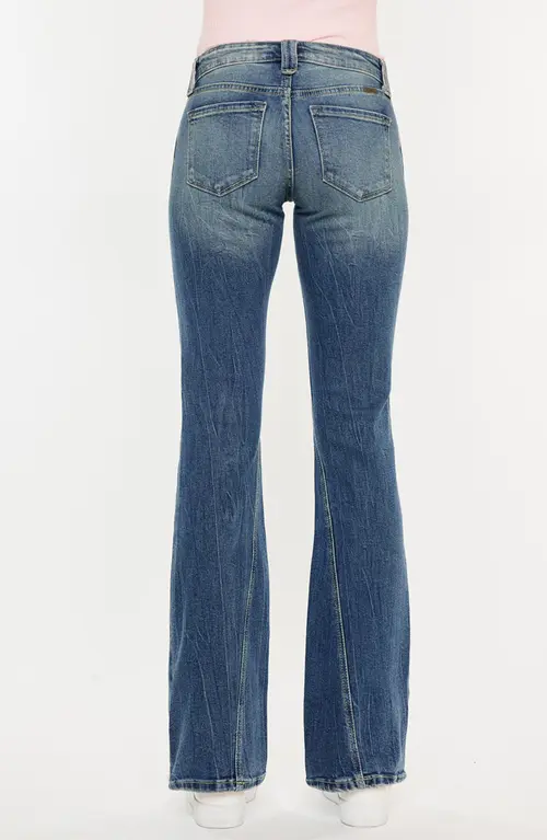 KANCAN Jewel Low-rise Bootcut Jeans