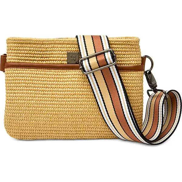 THINK ROYLN Raffia Crossbody Bag