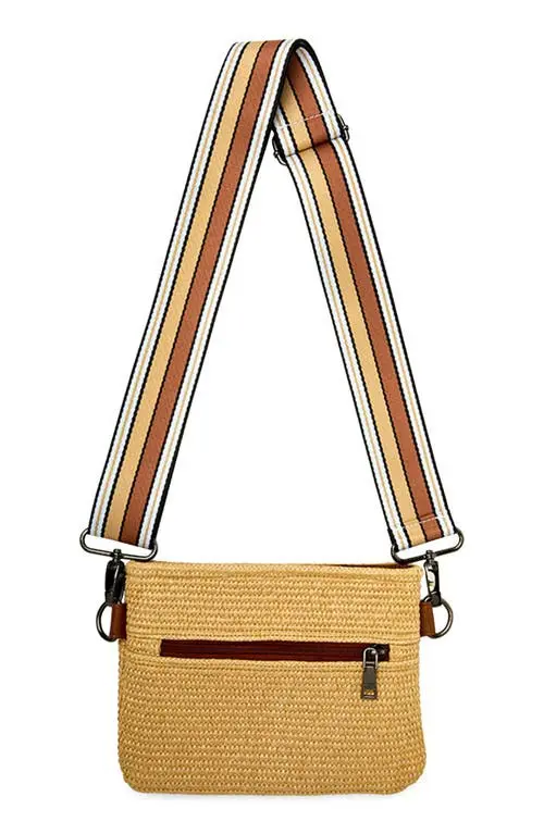THINK ROYLN Raffia Crossbody Bag