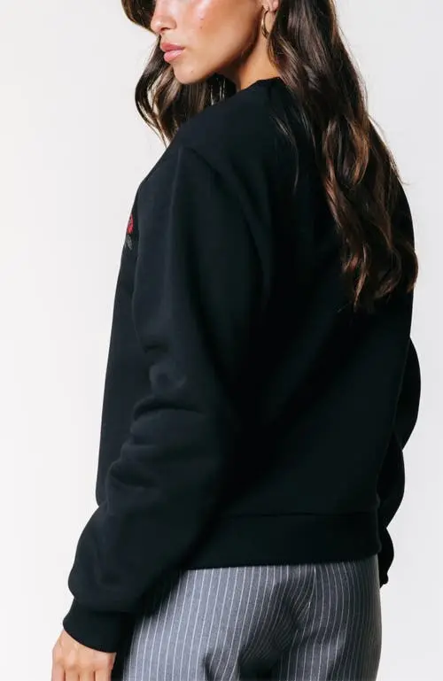 COLOURFUL REBEL Flower Logo Relaxed Sweatshirt