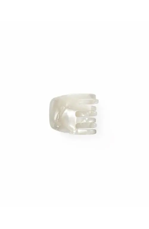 MACHETE Mini Claw Clip - White Shell
