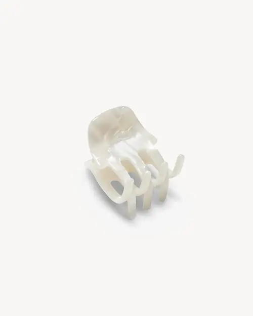 MACHETE Mini Claw Clip - White Shell