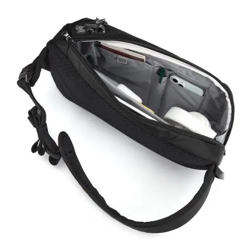 PACSAFE V Tech Sling Bag - Black