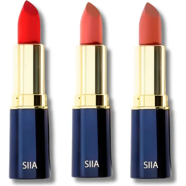SIIA COSMETICS 3-pc. Muse Lip Trio Set - Vivid Coral