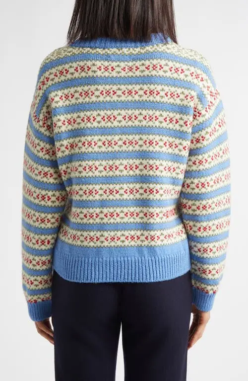 BODE Wedgewood Virgin Wool Cardigan