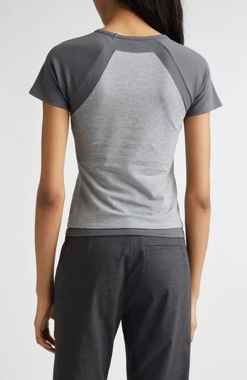 Paloma Wool Puka Raglan Sleeve Colorblock Tee