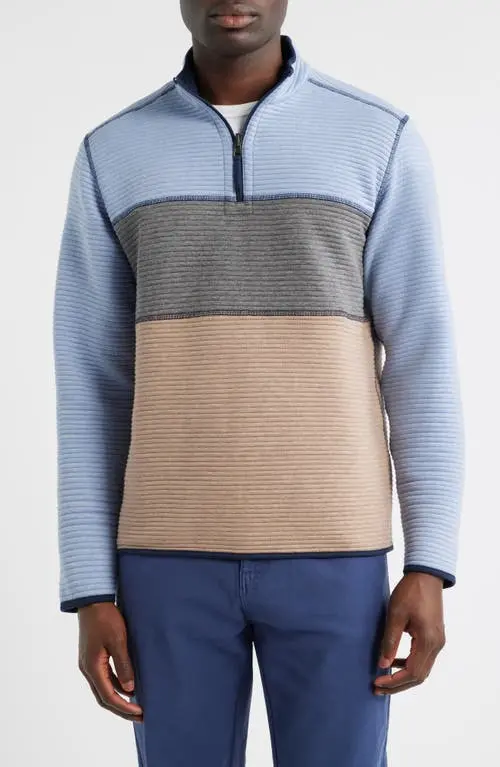 Johnston & Murphy Reversible Quilted Quarter Zip Pullover