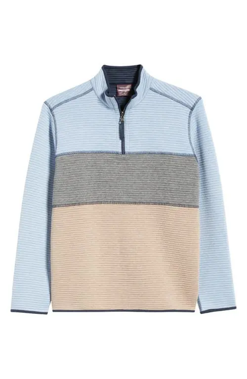 Johnston & Murphy Reversible Quilted Quarter Zip Pullover
