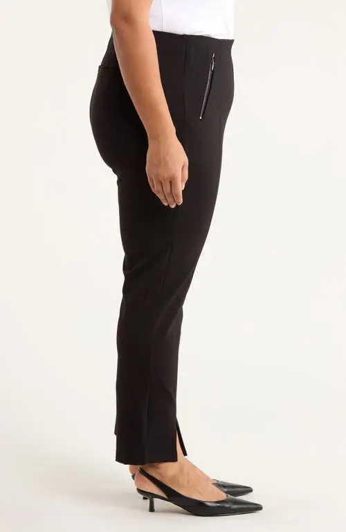 LIVERPOOL Zip Pocket Slit Hem Trousers