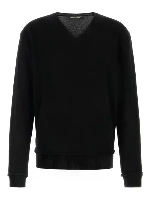 Our Legacy V-neck Wool Sweater