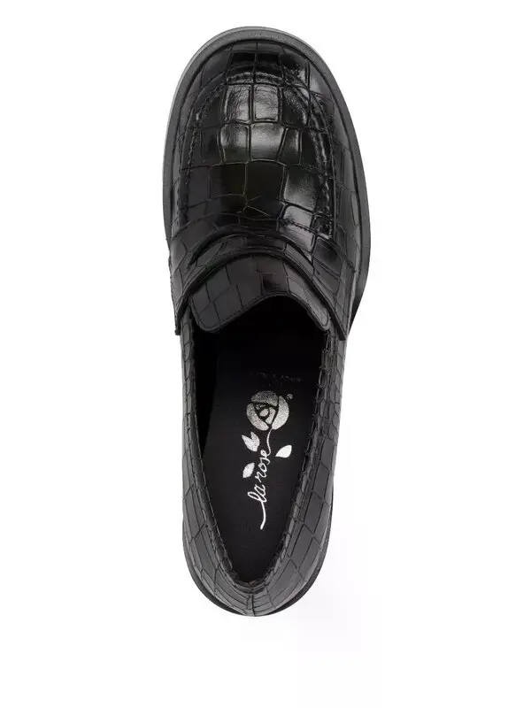 LA ROSE Cristin Loafers - Black