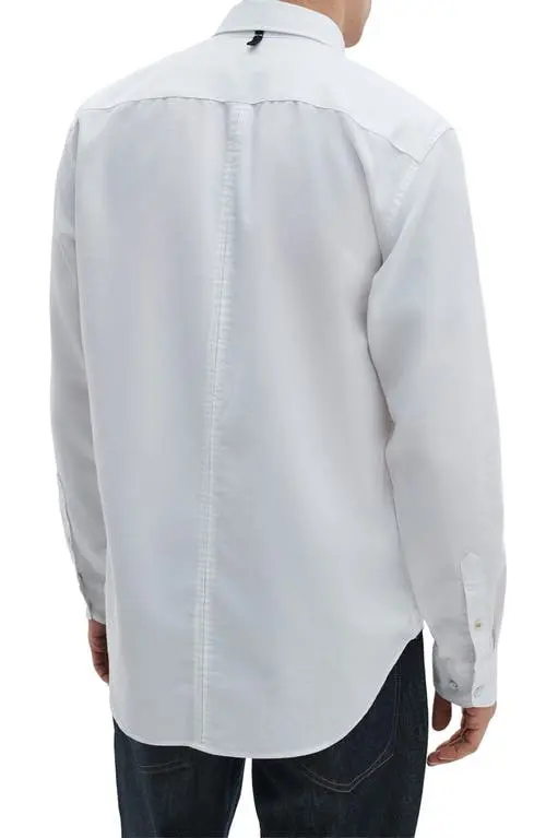 Rag & Bone Tomlin Cotton Dobby Button-up Shirt - White