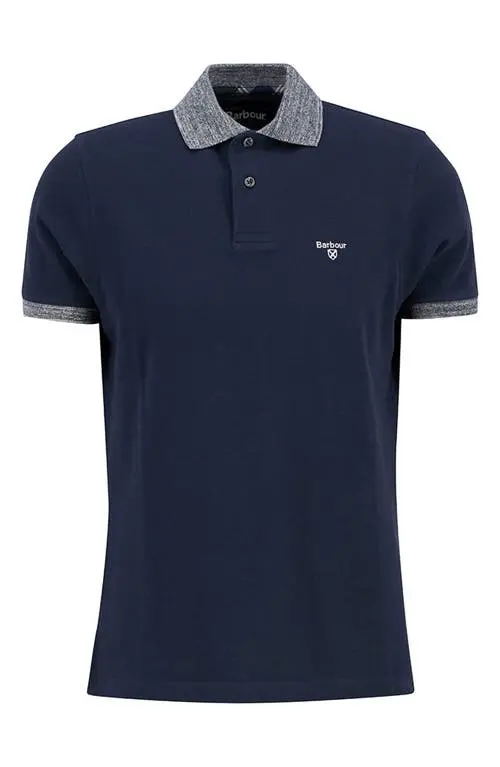 Barbour Marlton Tailored Fit Polo - Navy