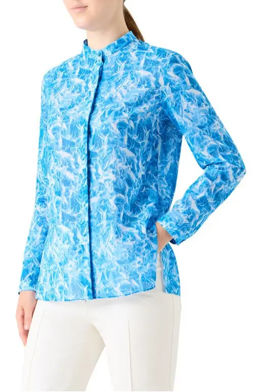 Akris Cotton Voile Button-up Shirt