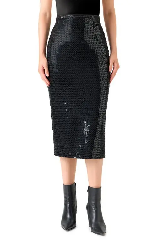 Akris Sequin Embellished Pencil Skirt
