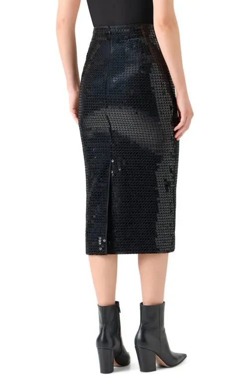 Akris Sequin Embellished Pencil Skirt
