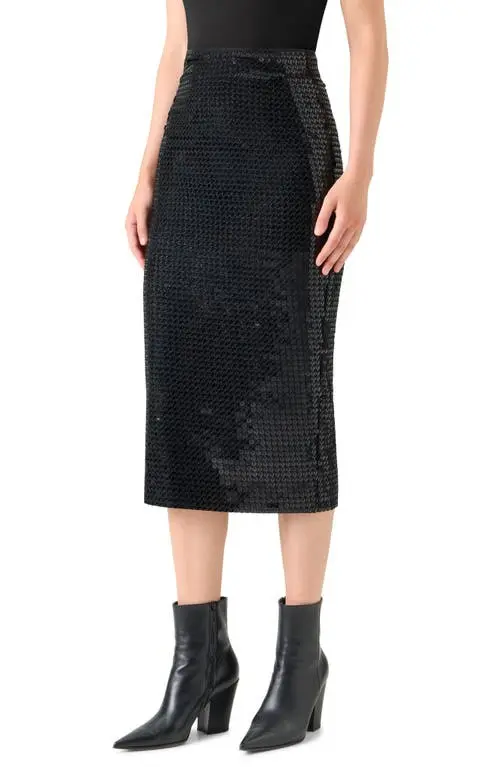 Akris Sequin Embellished Pencil Skirt
