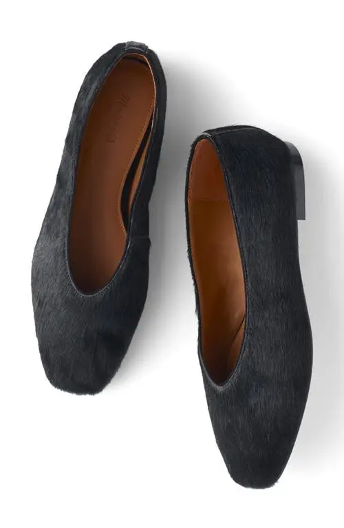 Madewell Mylie Calf Hair Ballet Flat - True Black