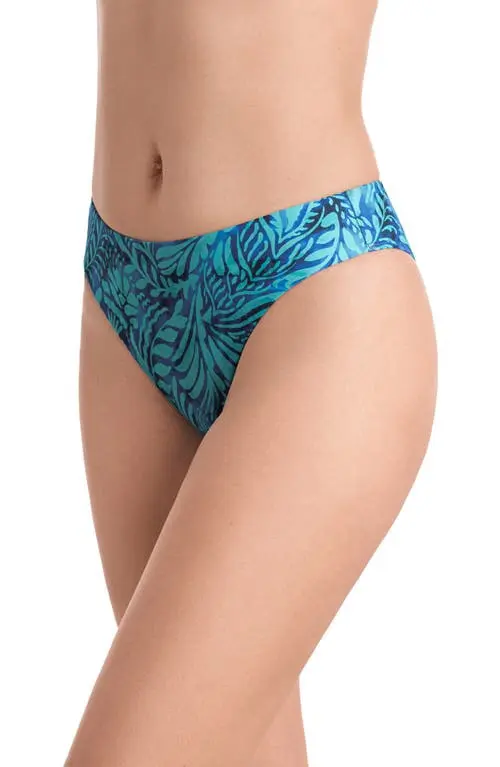 MIMI FLAMINGO Ryann High Cut Bikini Bottoms - Flora