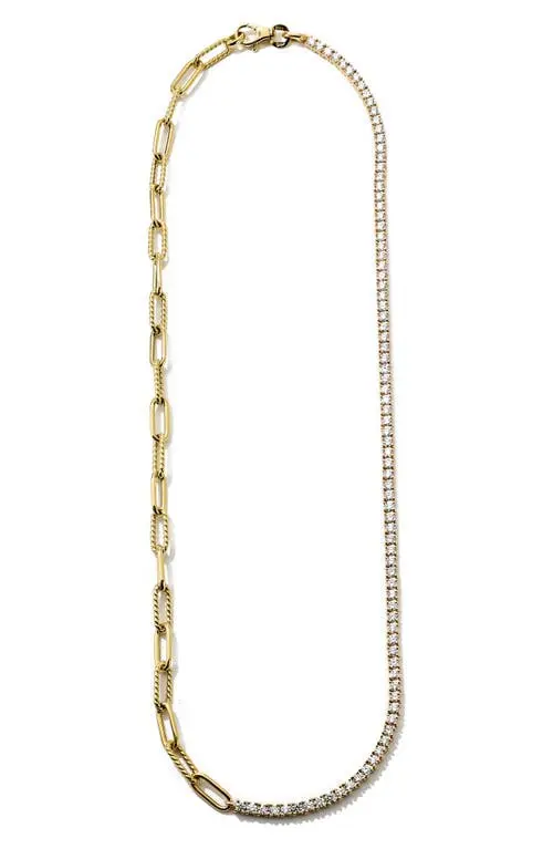 MARK HENRY Half & Half Necklace - Diamond