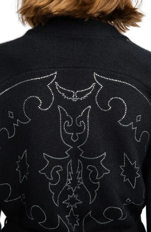 Zadig&Voltaire Salomy Crystal Embellished Cashmere Sweater