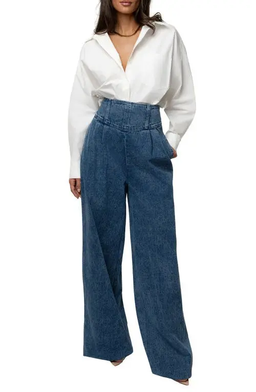 JLUXLABEL Pleated Wide Leg Pants