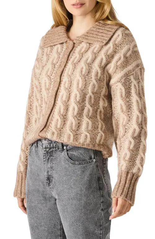 Steve Madden Cable Knit Cardigan