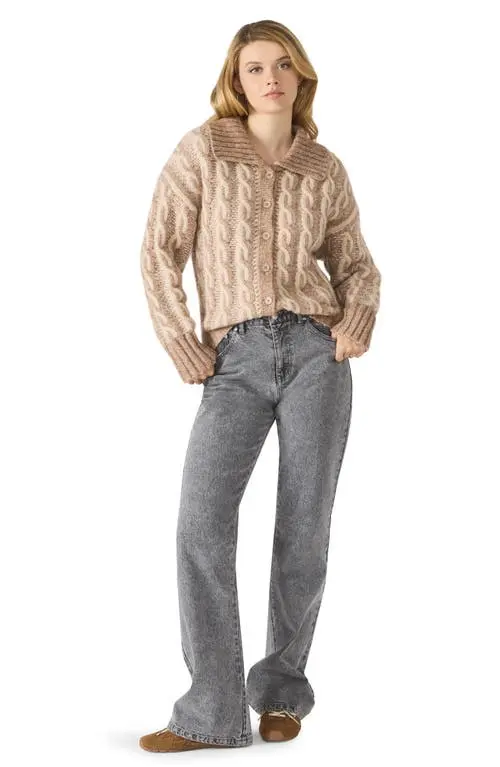 Steve Madden Cable Knit Cardigan