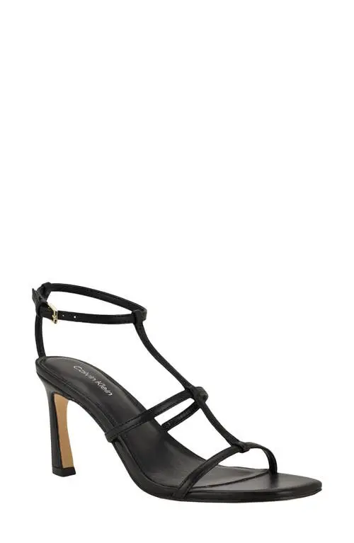 Calvin Klein Pelara Ankle Strap Sandal - Black