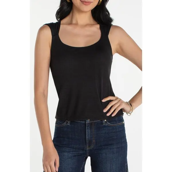 LIVERPOOL Rib Tank - Black
