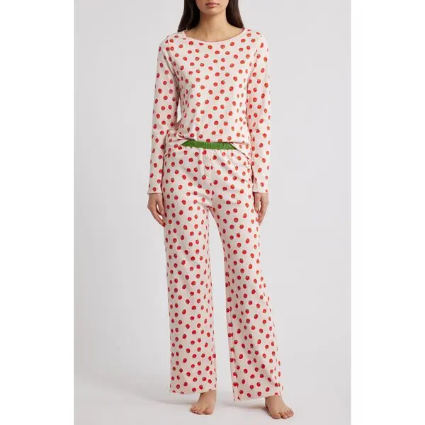 COZYLAND Ellie Tomatoes Pima Cotton Pajamas