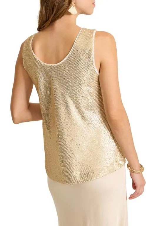 Tommy Bahama Sequin Georgette Tank