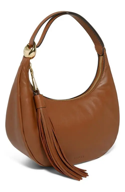 AIMEE Bloom Bean Bag Leather Moon Bag