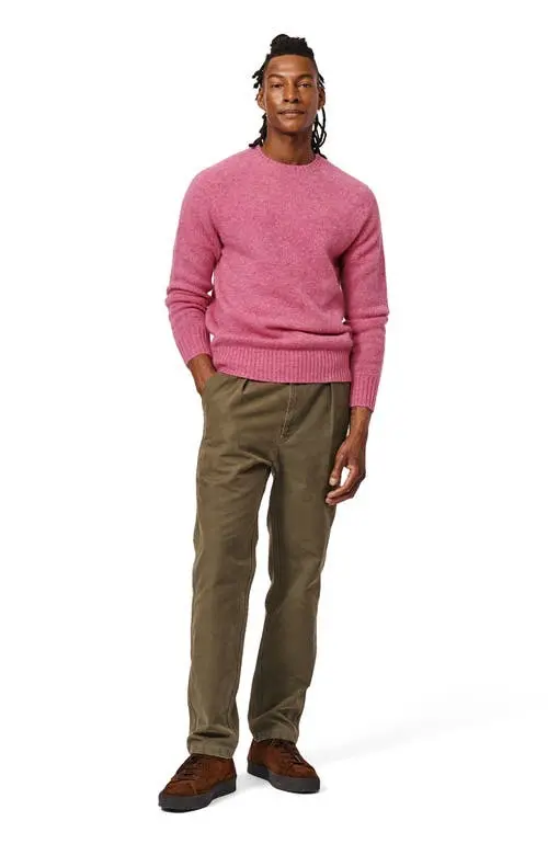 Aubin Prestwick Shetland Crew Neck Sweater - Pink
