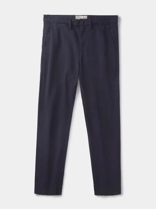 AUBIN Witham Straight Leg Stretch Chino Pants - Navy