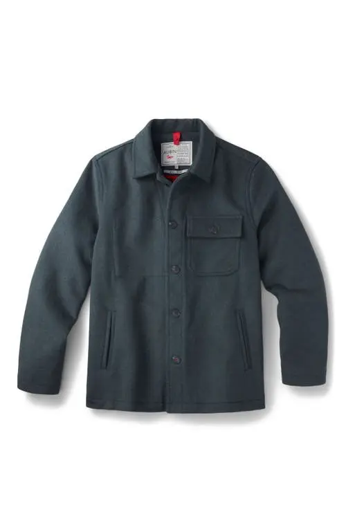 AUBIN Nettleham Shirt Jacket - Green Herringbone