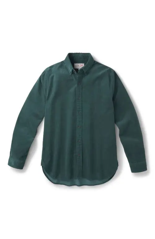 AUBIN Haworth Corduroy Shirt - Dark Green
