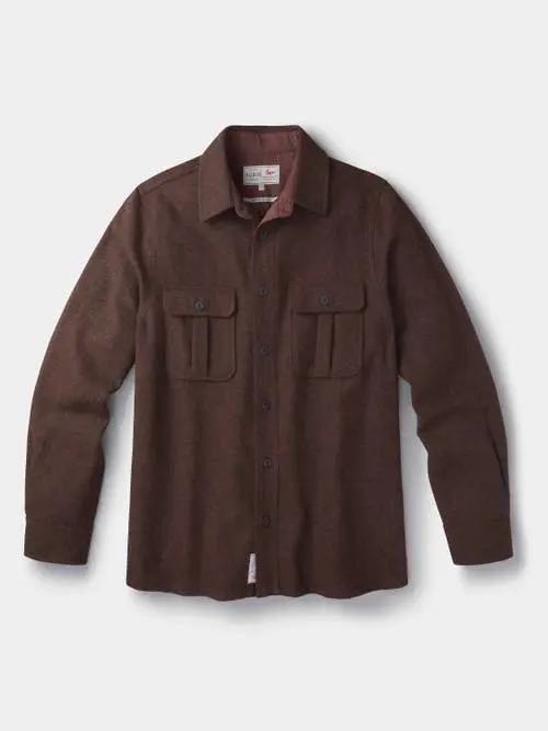 AUBIN Lysaghts Wool Overshirt