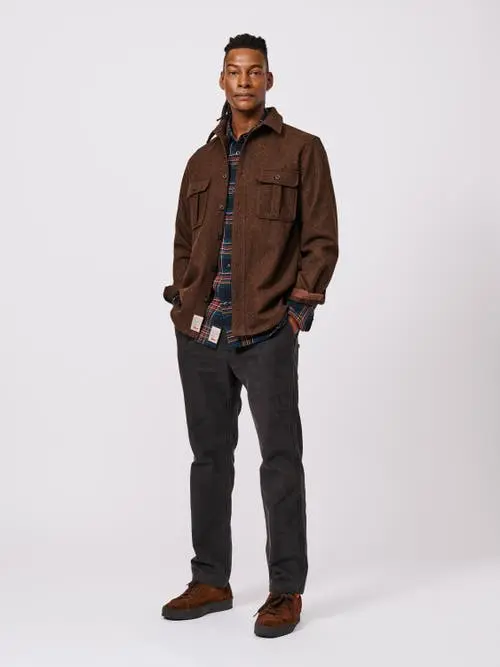 AUBIN Lysaghts Wool Overshirt