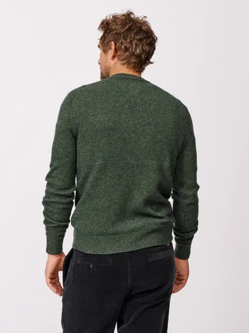 AUBIN Phillips Crew Neck Sweater - Khaki
