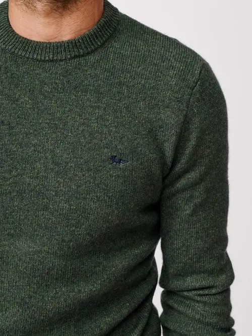 AUBIN Phillips Crew Neck Sweater - Khaki