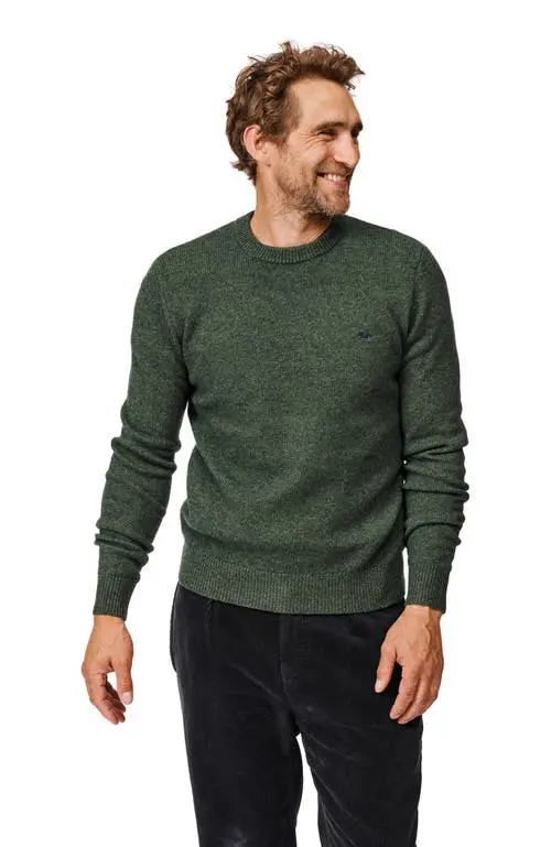 Aubin Phillips Crew Neck Sweater - Khaki