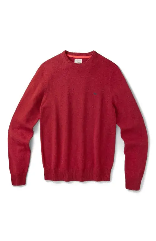 AUBIN Westbourne Crew Neck Sweater - Dark Rust