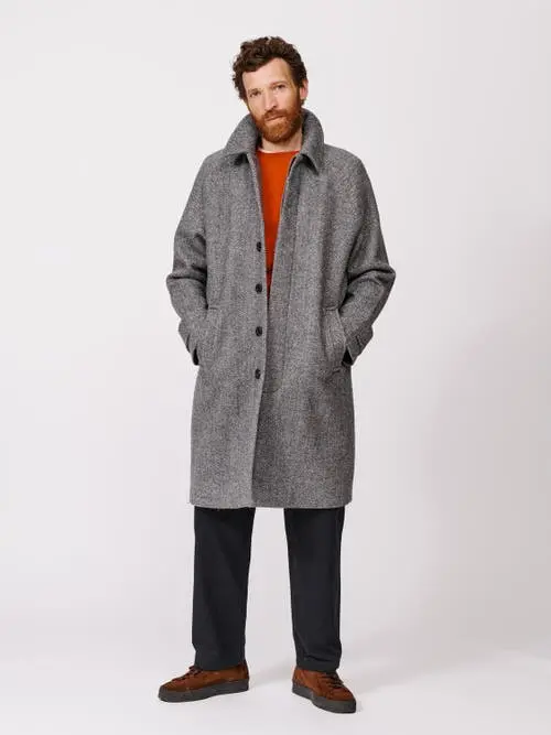 AUBIN Dawes Wool Blend Overcoat