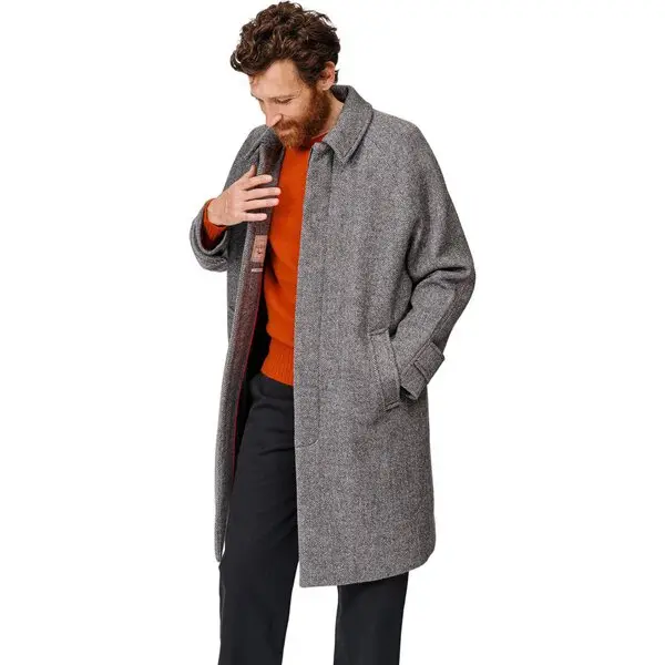 AUBIN Dawes Wool Blend Overcoat