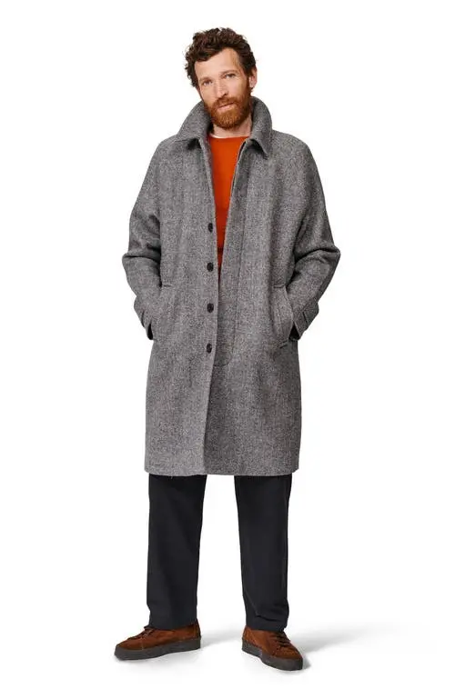 AUBIN Dawes Wool Blend Overcoat